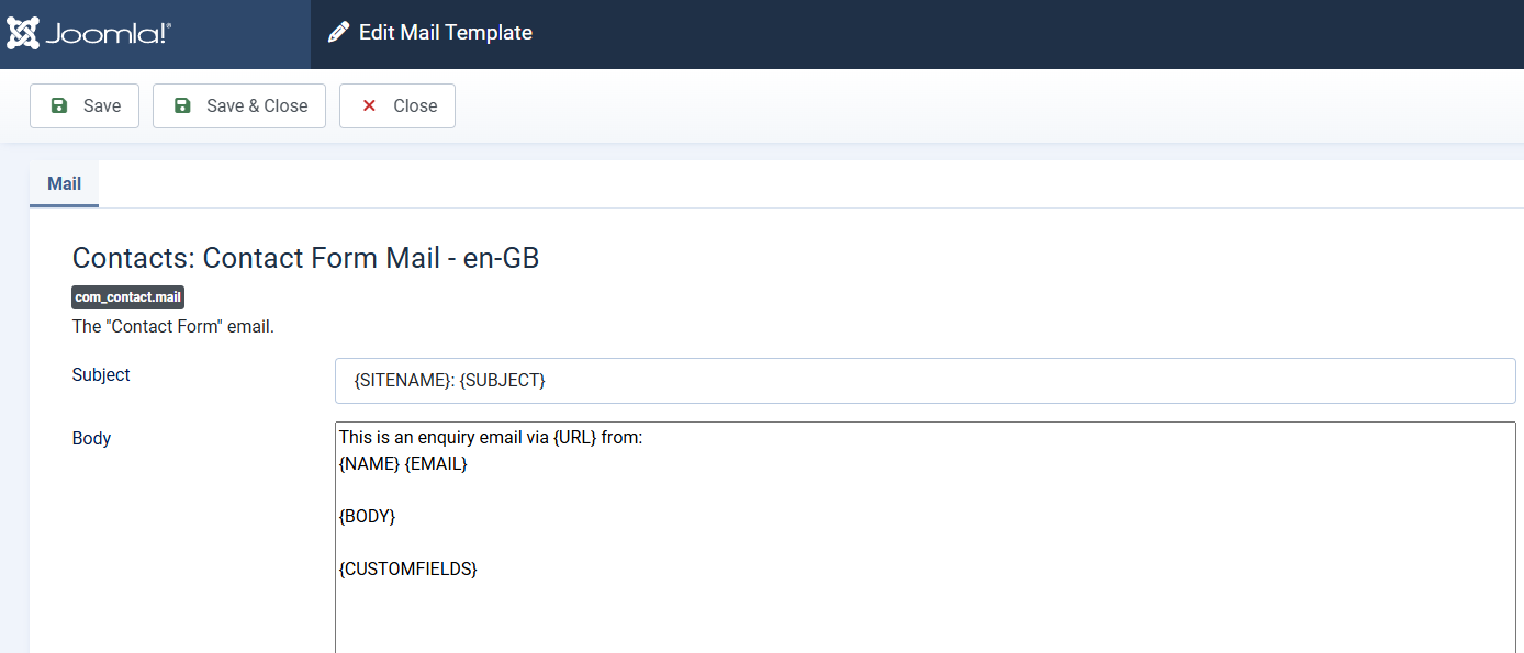 Adding Custom Fields to the Joomla Contact Form - The Joomla Community Magazine